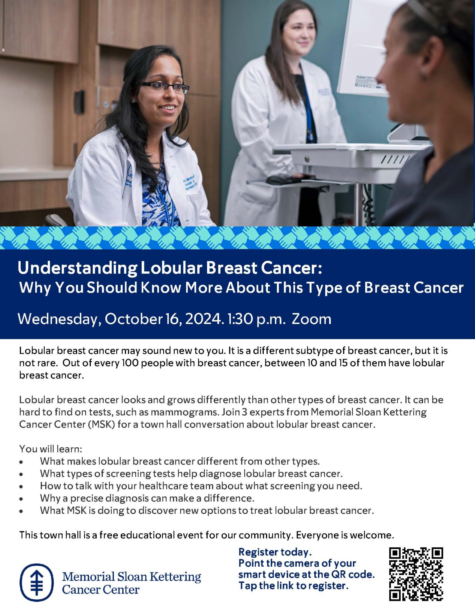 Lobular Breast Cancer Virtual Town Hall from Memorial Sloan Kettering ...